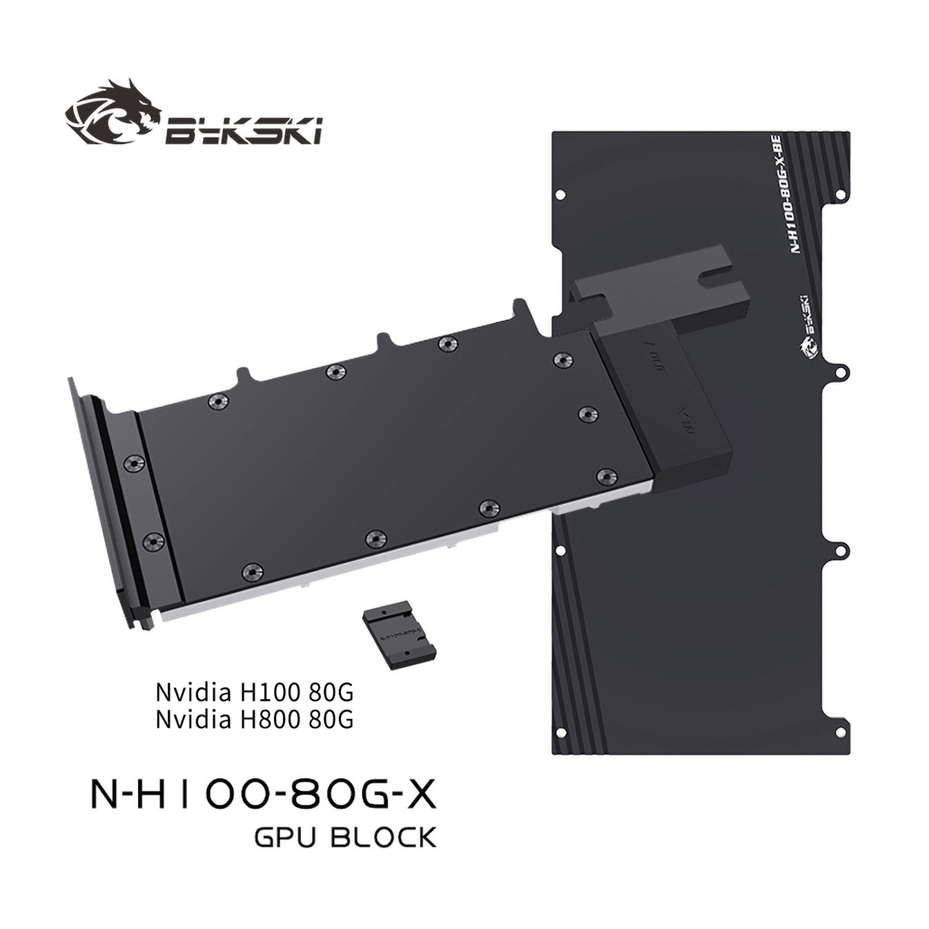 Bykski GPU Block For Nvidia H100 80G / H800 80G, High Heat Resistance – FormulaMod