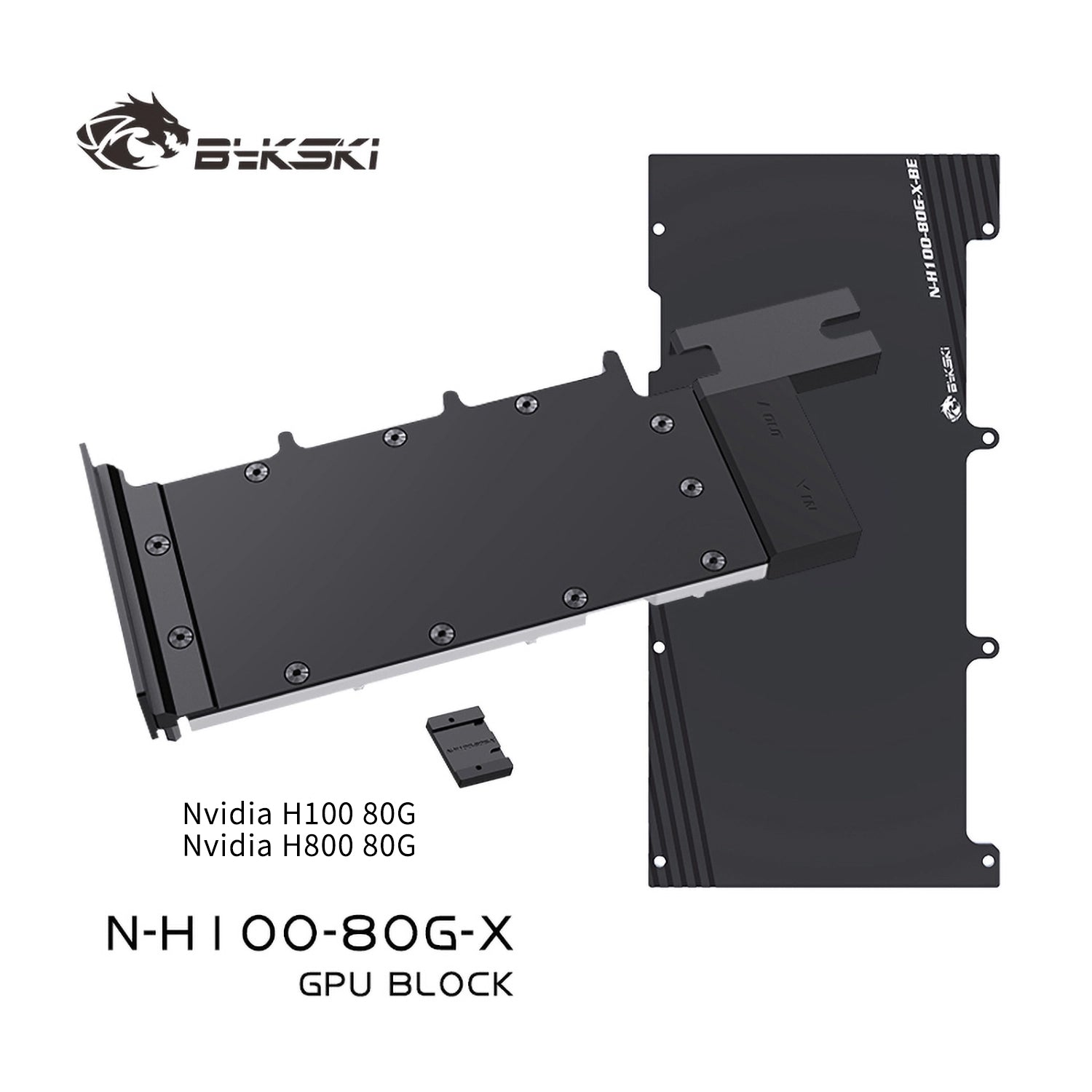 Bykski GPU Block For Nvidia H100 80G / H800 80G, High Heat Resistance – FormulaMod
