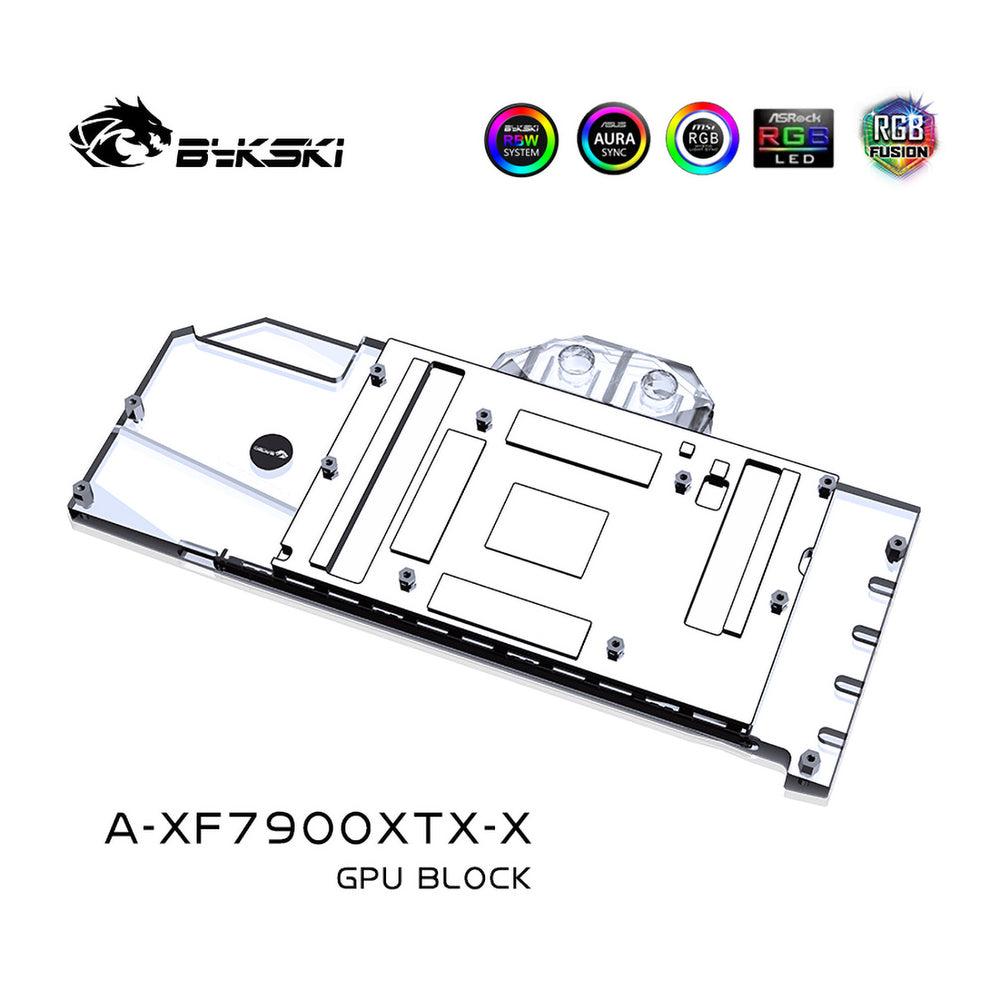Bykski GPU Water Block For XFX RX 7900 XTX Speedster Merc 310 / 7900 X ...
