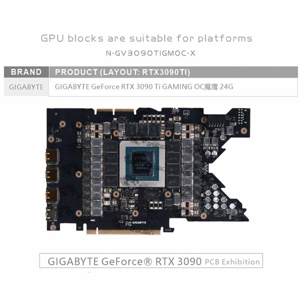 RTX 3090 Ti Water Block Gigabyte | FormulaMod