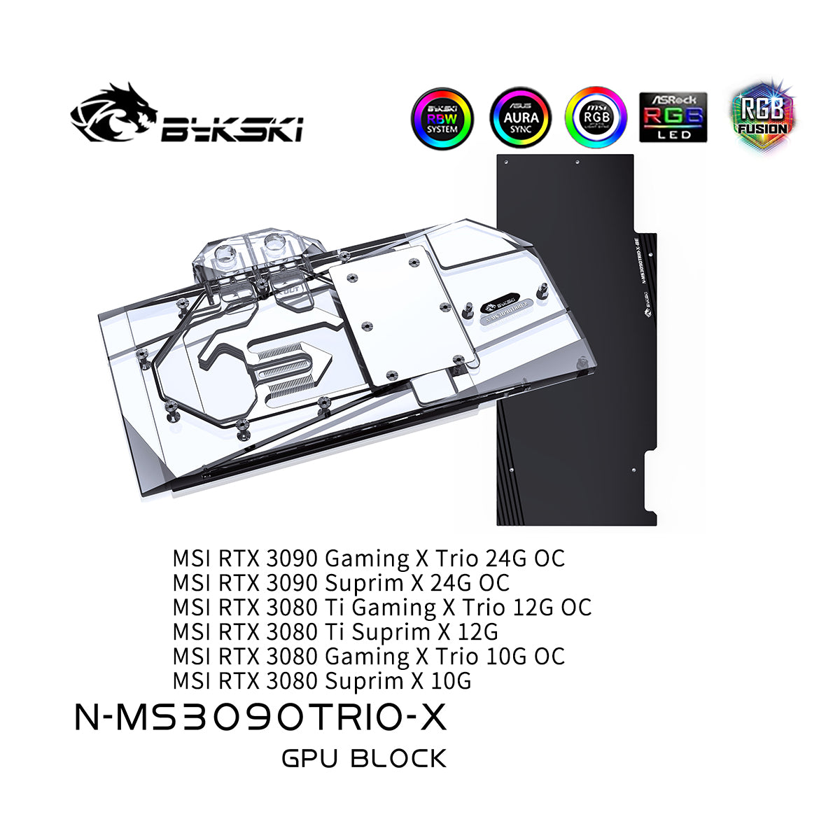 RTX 3090 Water Block MSI GAMING X TRIO | FormulaMod